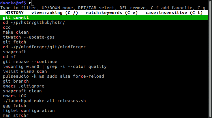 hstr - A bash and zsh shell history suggestion box for your command history. - Terminal Trove