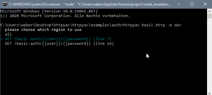 httpyac - A command line interface to execute *.http, *.rest files. - Terminal Trove