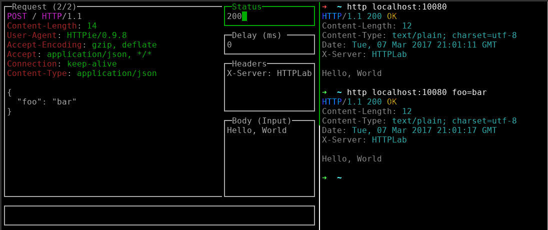 httplab - Inspect HTTP requests and mock their responses in the ...