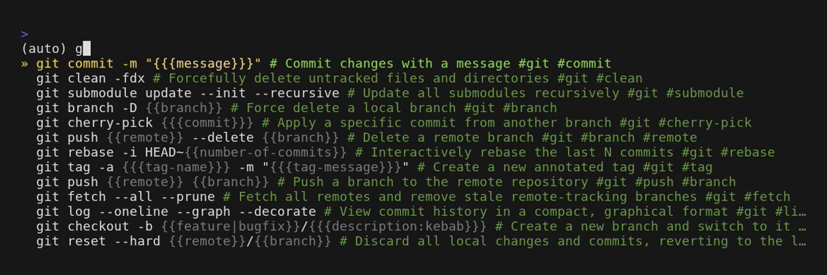 intelli-shell - Like IntelliSense, but for shells! - Terminal Trove