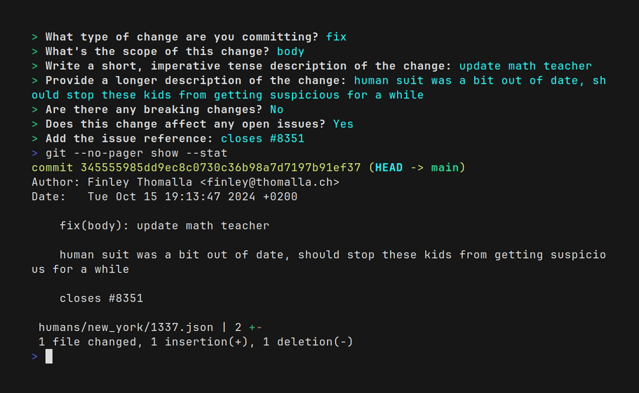 koji - An interactive CLI for creating conventional commits. - Terminal Trove